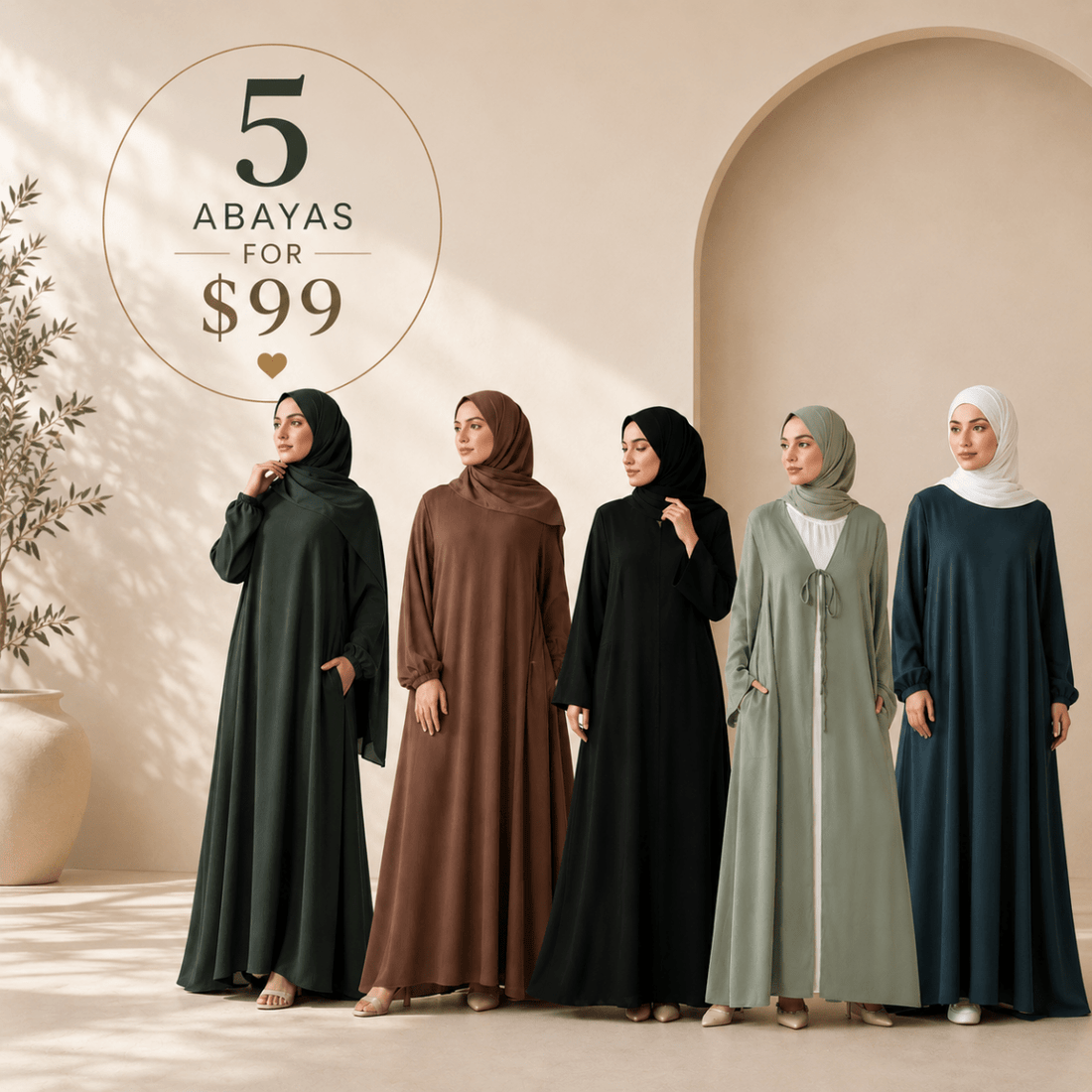 Shop Modest Fashion - Abayas, Hijabs & More | Mariam’s Collection