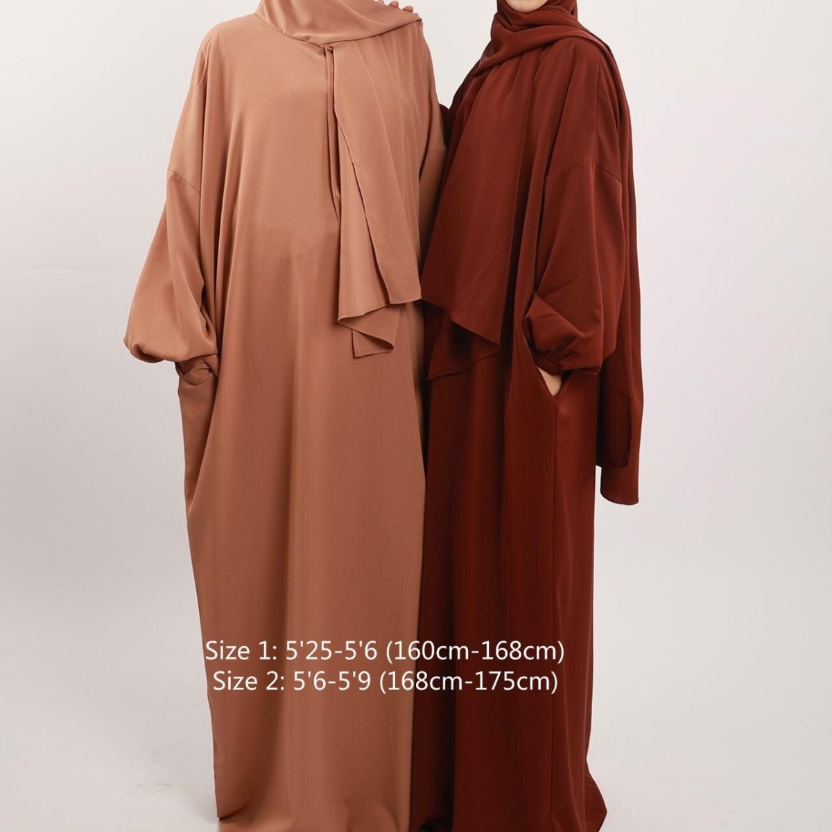 Hijab Attached Hoodie Abaya By Mariam's Collection
