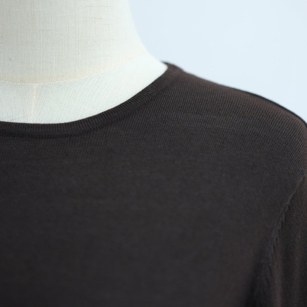 Hollow-Out Knit Open Abaya Cardigan with Waist Belt(MOA315)