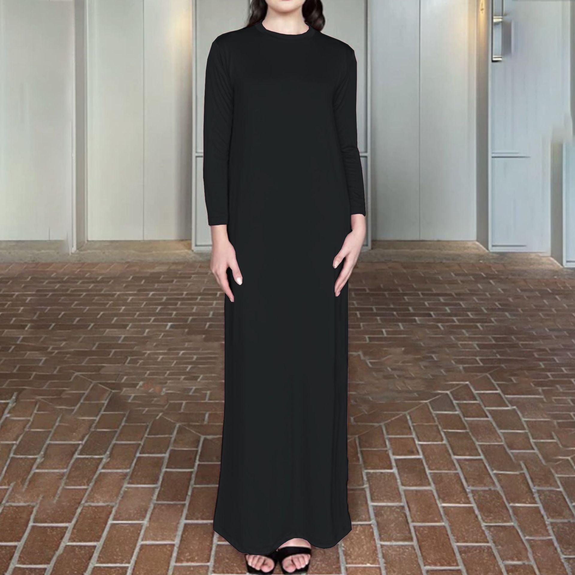 MA073 Long Sleeve Inner Dress - Mariam's Collection