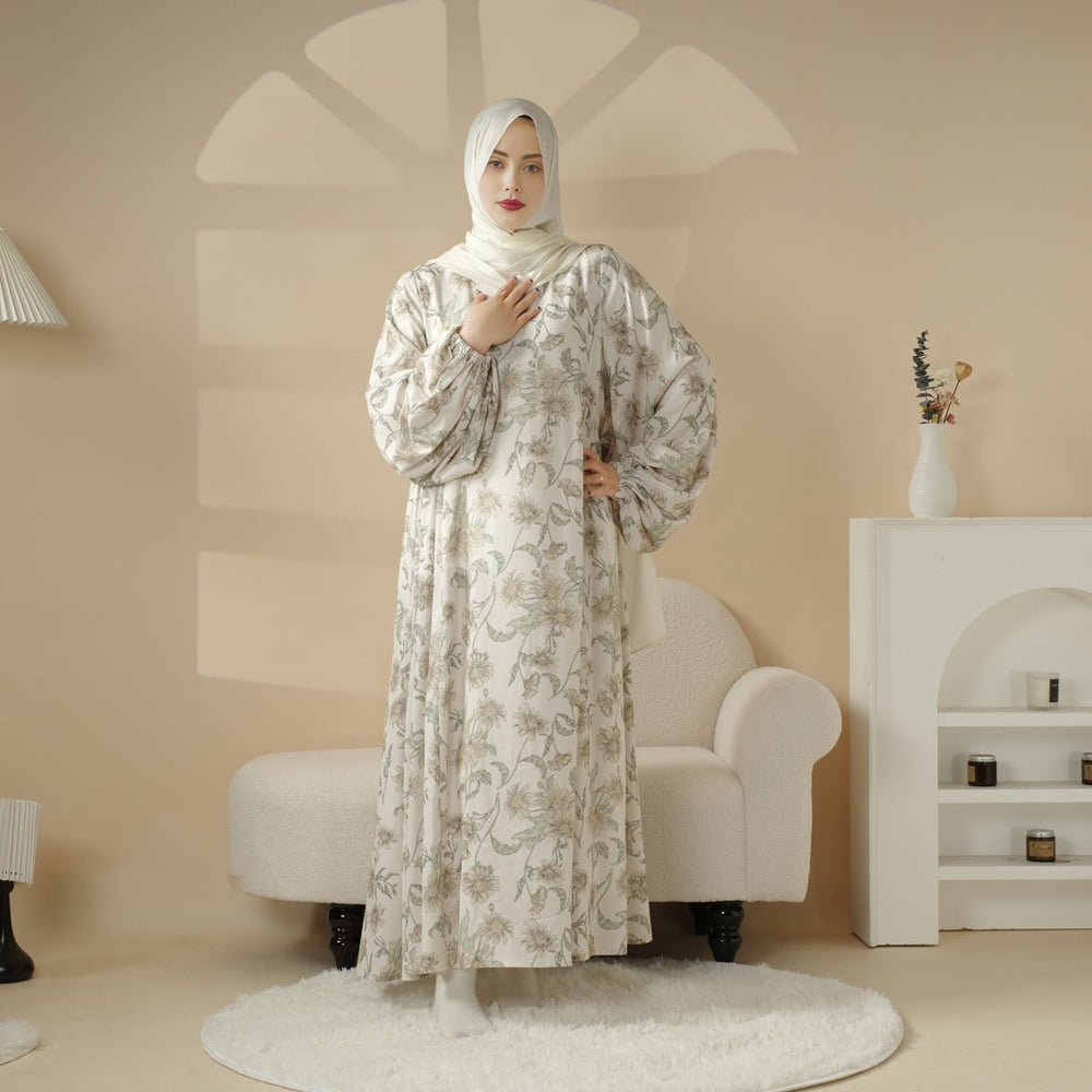 Printed Reversible Abaya By Mariam's Collection