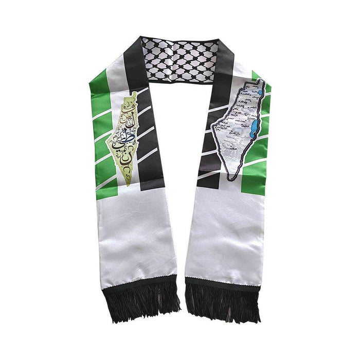 Palestine Flag Keffiyeh Scarf By Mariam Collection | 2025