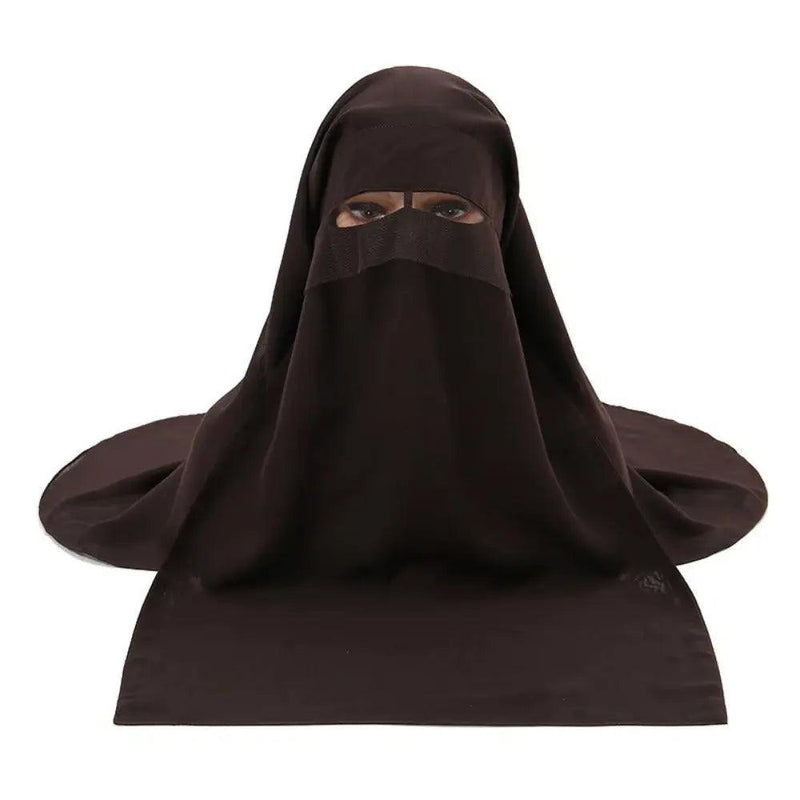 Elegant MH033 Face Veil Niqab Set - Modest Islamic Wear