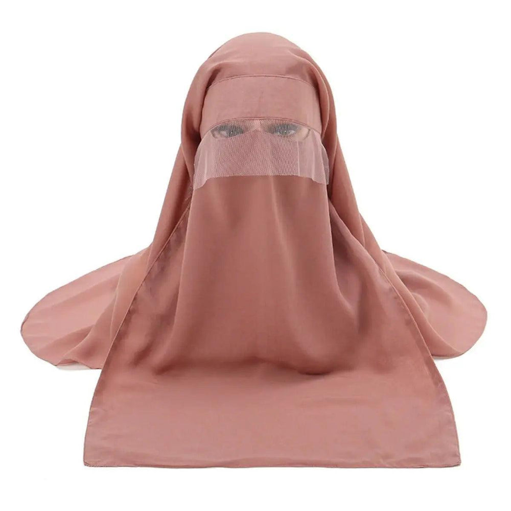 MH033 Face Veil Niqab Set - Mariam's Collection