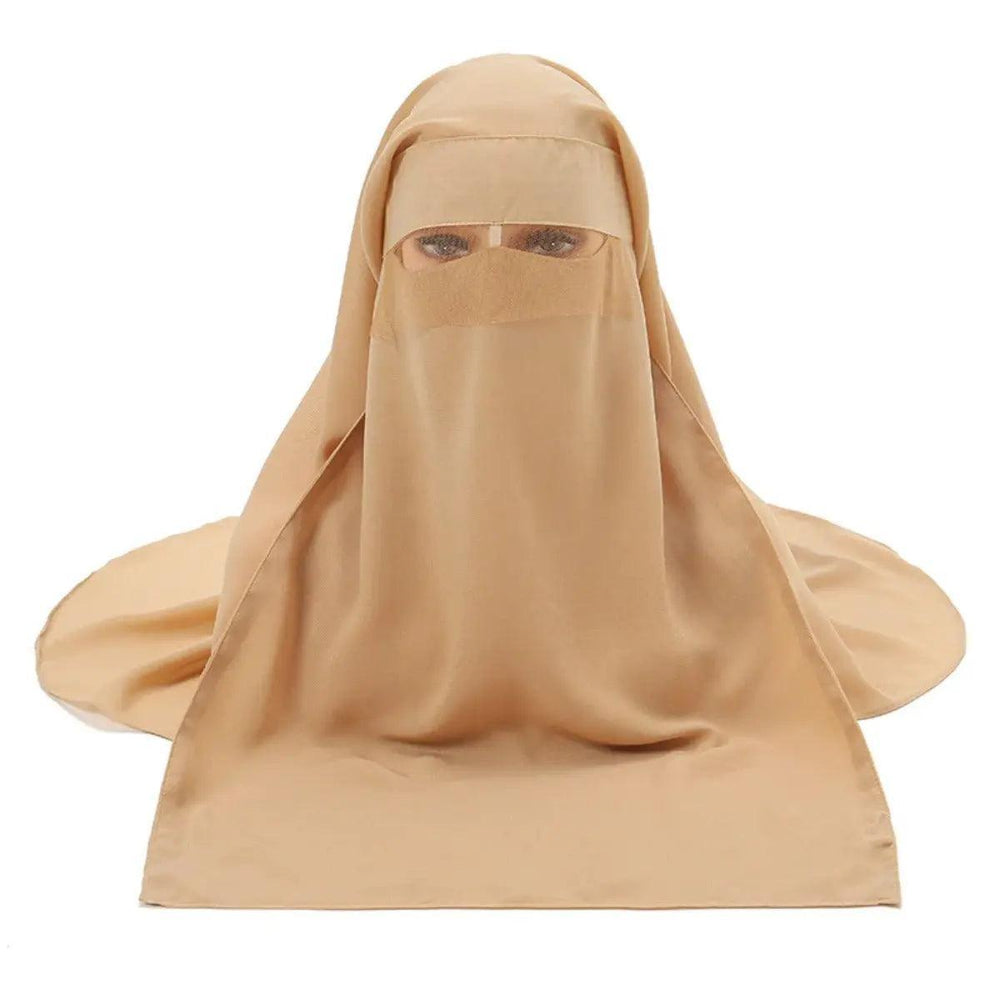 MH033 Face Veil Niqab Set - Mariam's Collection