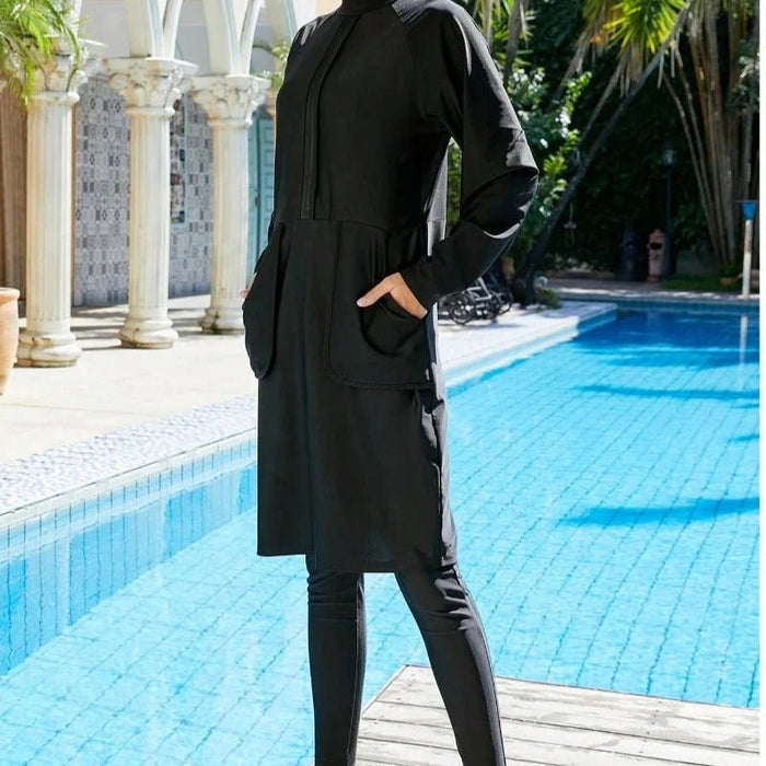 Modest Swimsuit For Muslima, Islamic Burkini Swim Suit, Islamic ...