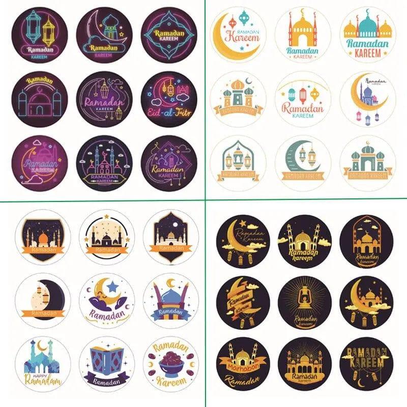 MR014 Ramadan Sticker, 90 Pcs Stickers Eid Mubarak Decoration - Mariam ...