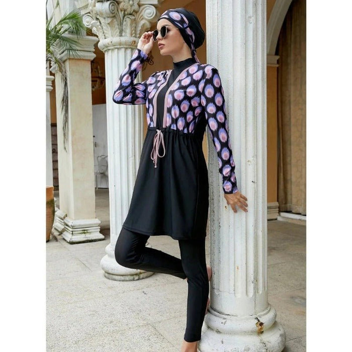 Islamic Swimwear Hijab | Muslim Women Swimwear Islamic Modest Swimsuit